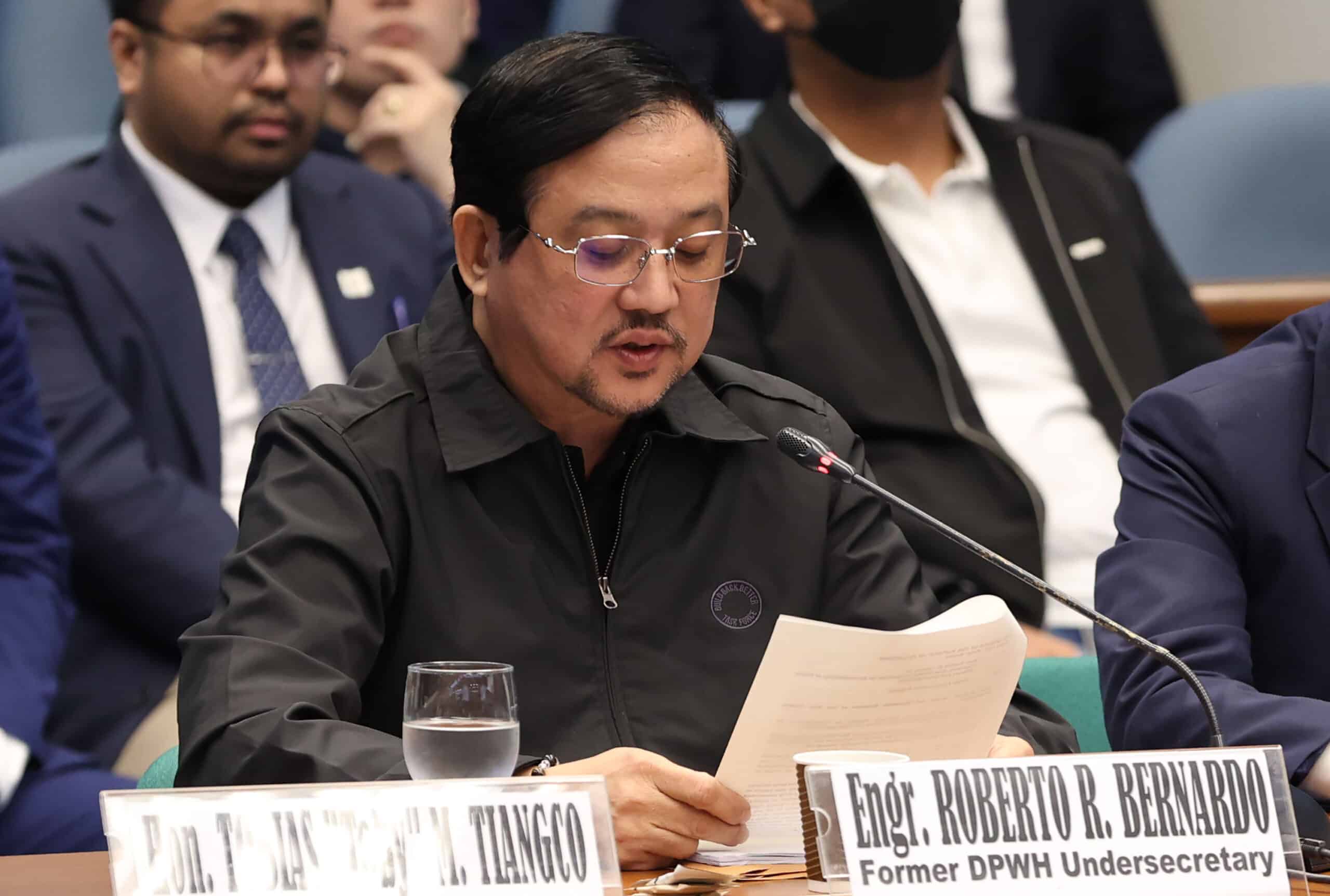 Roberto Bernardo links more senators to kickbacks