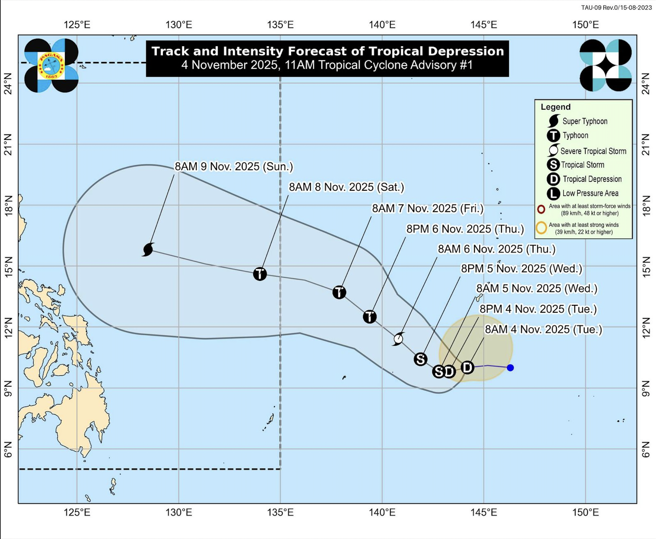 Possible super typhoon forecast to enter PAR later this week