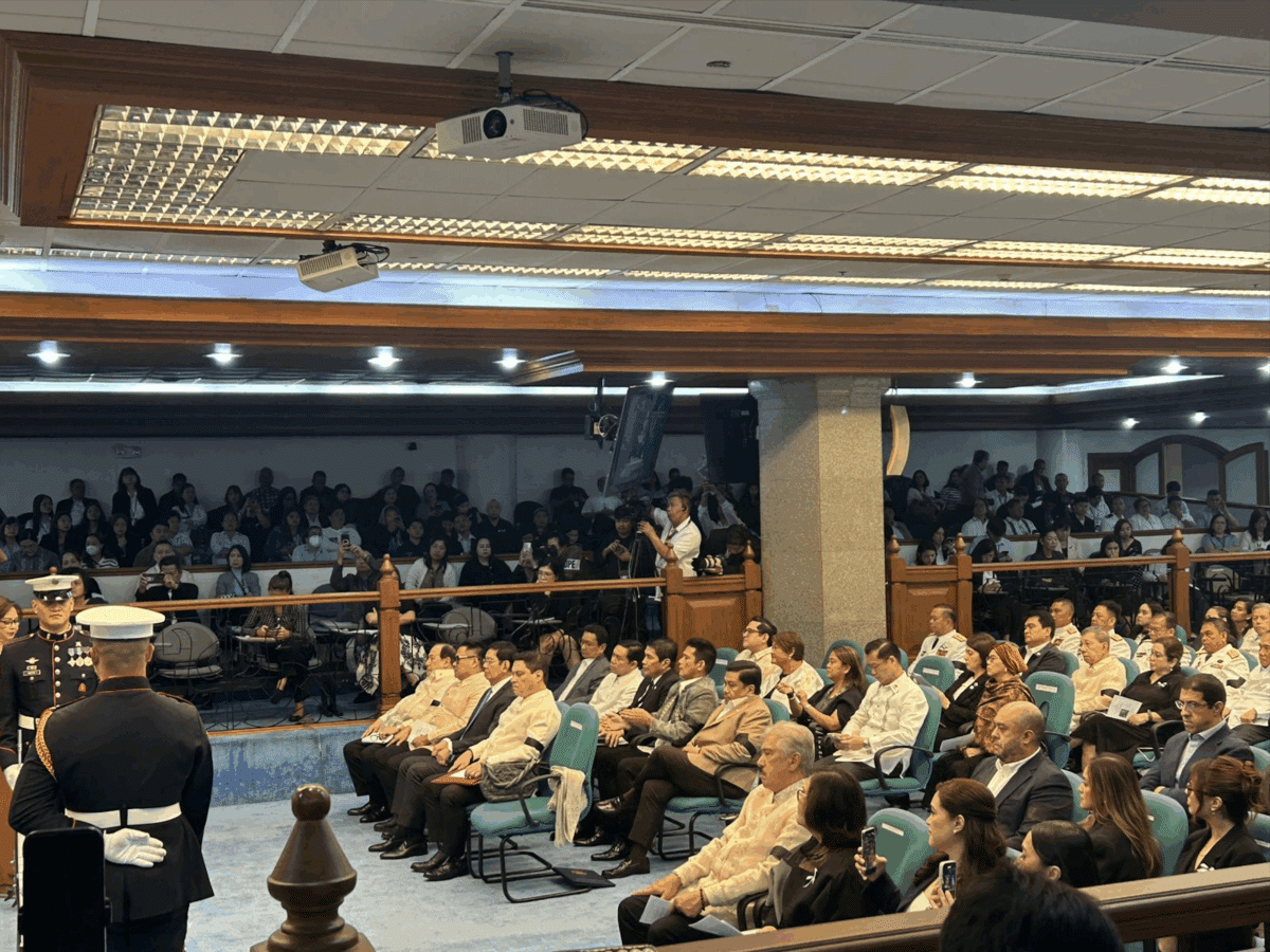 Senate holds necrological service for Juan Ponce Enrile