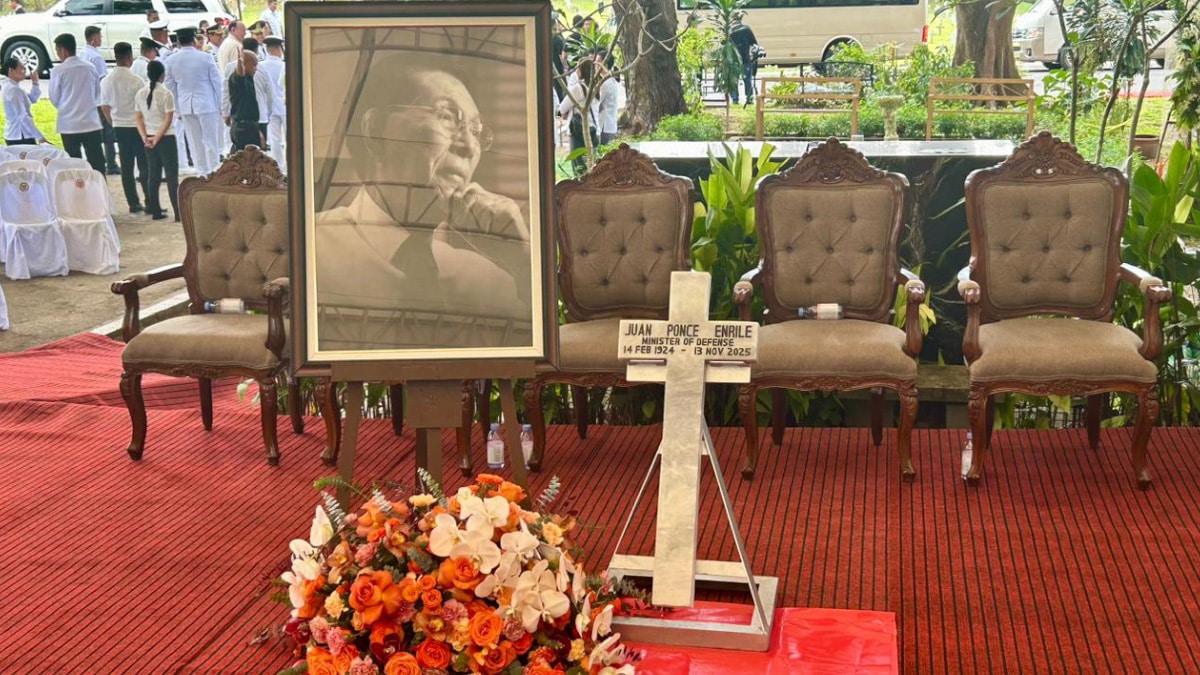 Enrile laid to rest at Libingan ng mga Bayani