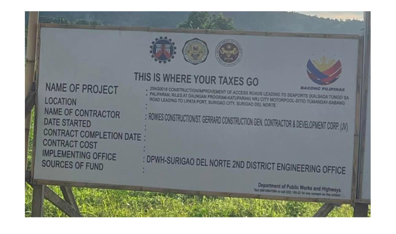 P5-B Surigao Norte projects remain unchecked after complaint