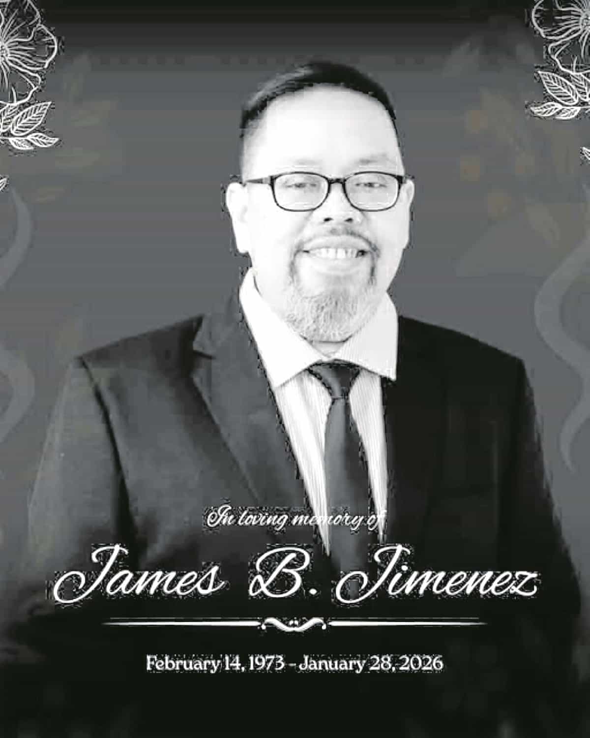 Former Comelec spokesperson James Jimenez; 52