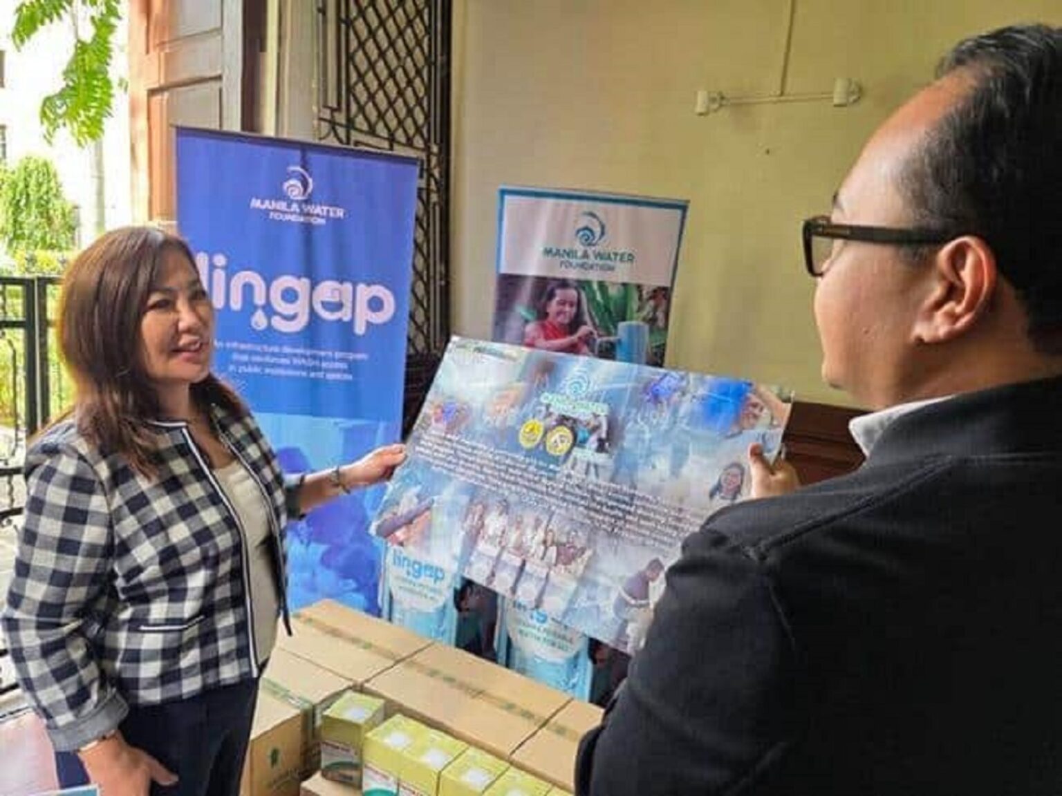 Manila Water Foundation, donate health products to Cebu, Tagum