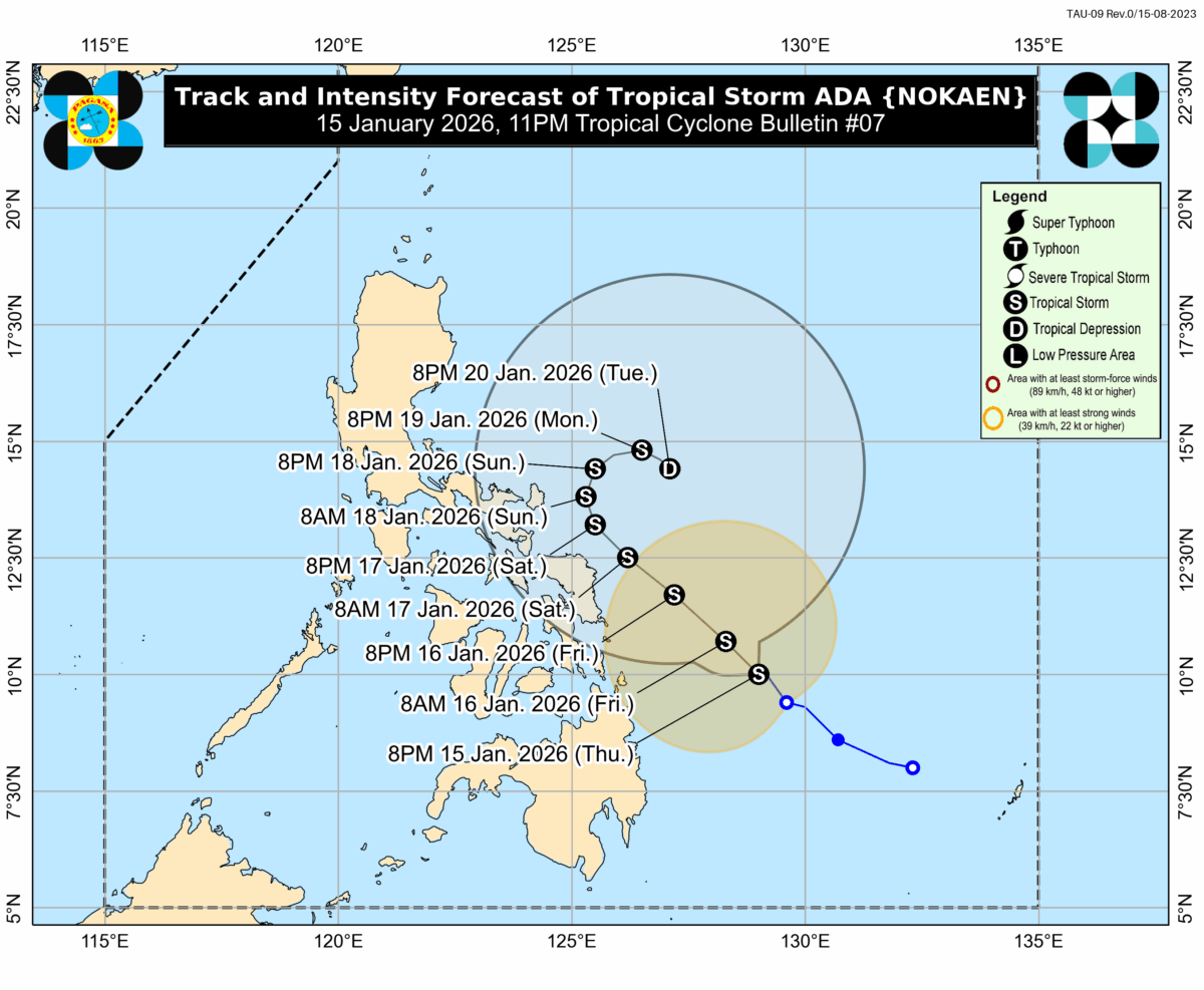 4,000 stranded as ‘Ada’ becomes tropical storm