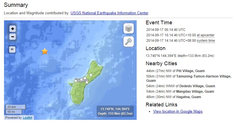 7.1-magnitude quake strikes off Guam: USGS | Inquirer News