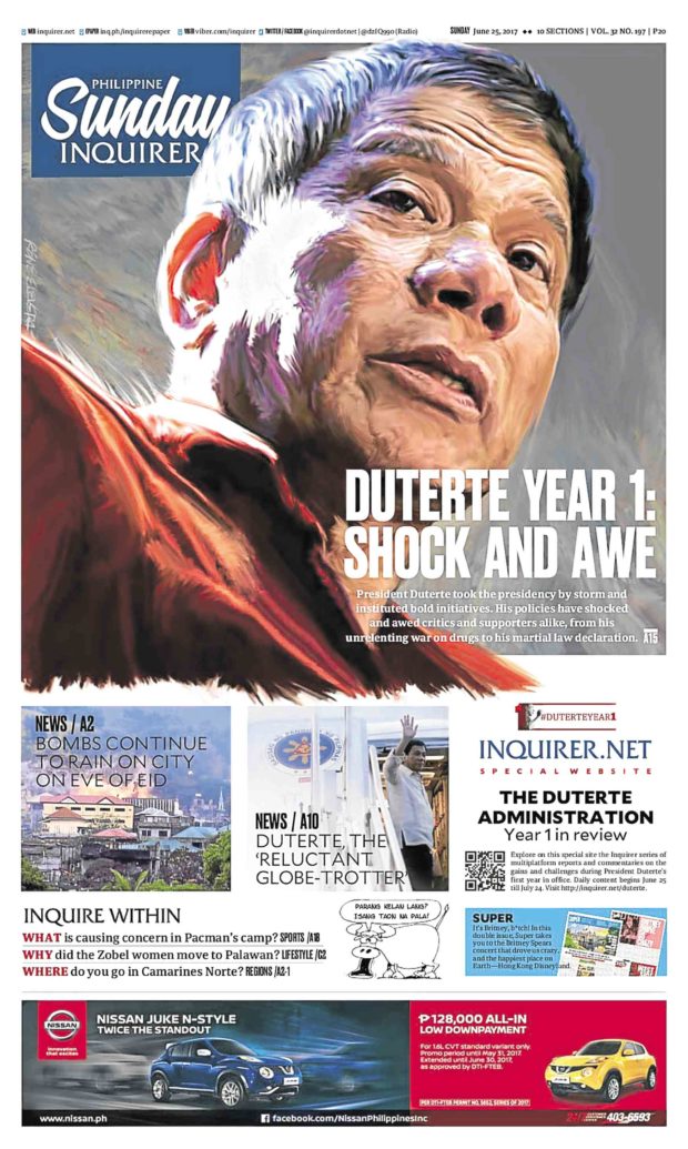 INQUIRER bags gold for best Page 1 design | Inquirer News