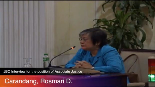 President appoints Carandang as SC associate justice | Inquirer News
